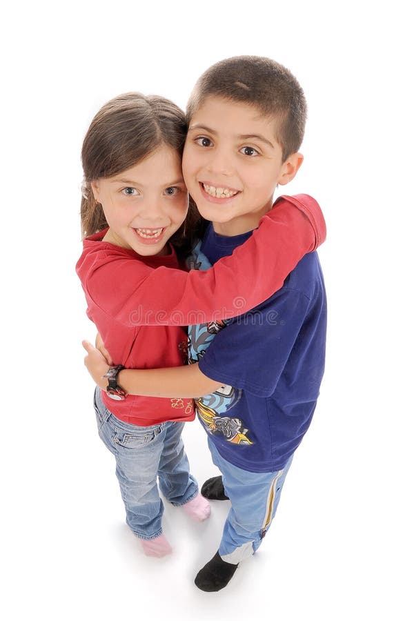 Cute brother and sister stock image. Image of lovely - 21316863
