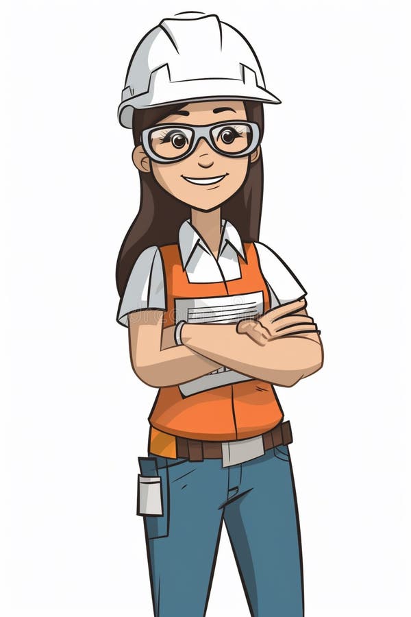 Cute Office Worker Avatar. AI Generated Stock Photo - Image of portrait ...