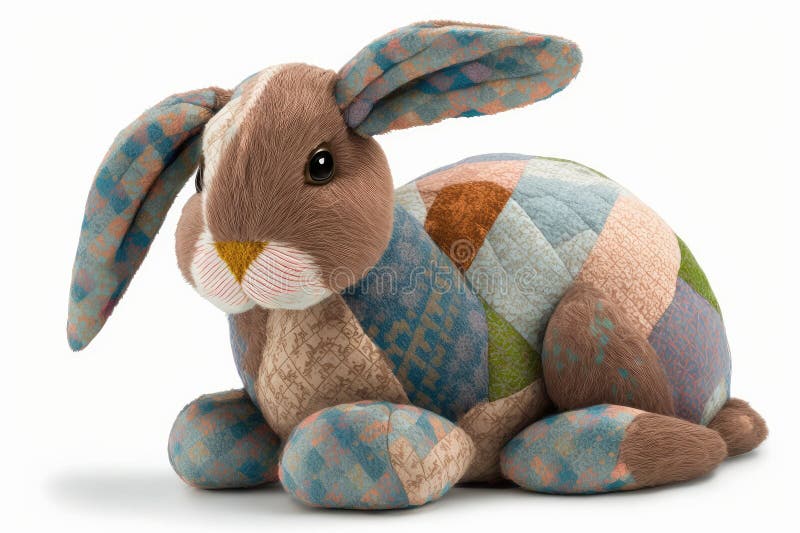 Cute Bunnies Easter, Patchwork Bunny: a Bunny Made Up of Different ...