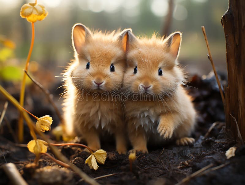 Bunnies Playing Stock Illustrations – 302 Bunnies Playing Stock ...