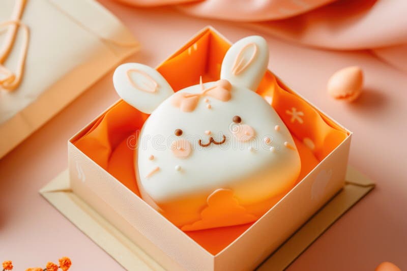 Cute Bunny Bento Cake in Elegant Packaging - Perfect for Easter ...