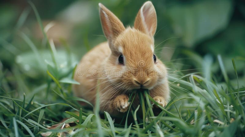 Cute Bunny stock photo. Image of animal, vibrant, brown - 364312558