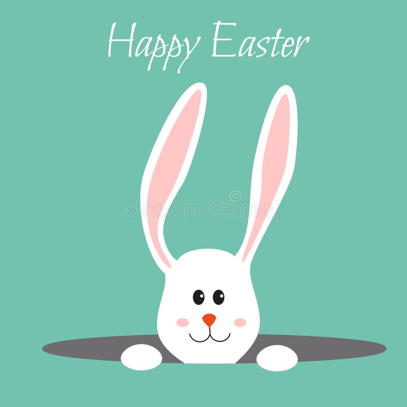 Cute Bunny. Design for Easter Stock Vector - Illustration of bunny ...