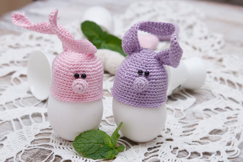 Cute bunny for Easter eggs stock photo. Image of homemade - 38261200