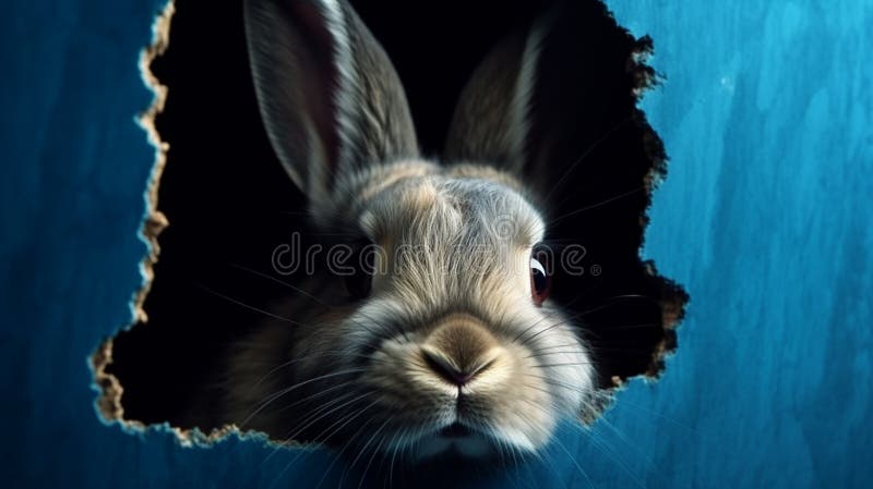 Rabbit Peaking Stock Illustrations – 26 Rabbit Peaking Stock ...
