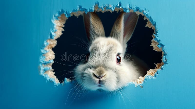 Rabbit Peaking Stock Illustrations – 26 Rabbit Peaking Stock ...
