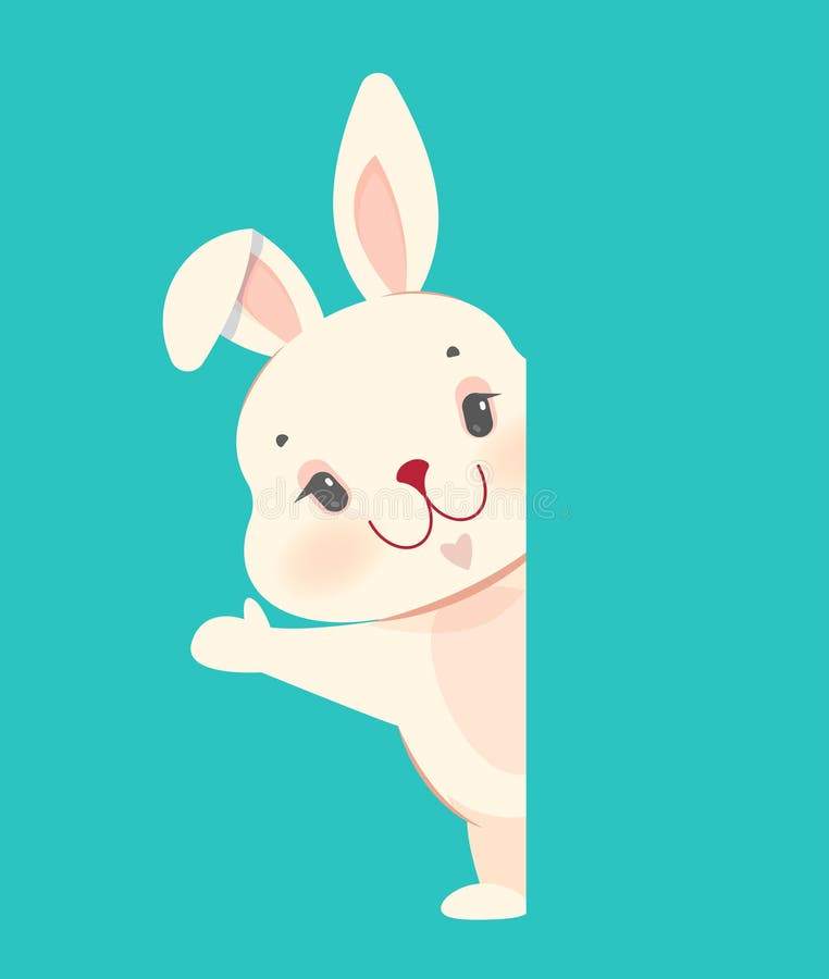 Bunny Peeking Stock Illustrations – 4,545 Bunny Peeking Stock ...