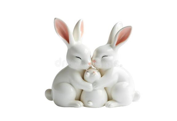 Cute Bunny and Single Easter Egg. Concept and Idea of Happy Easter Day ...
