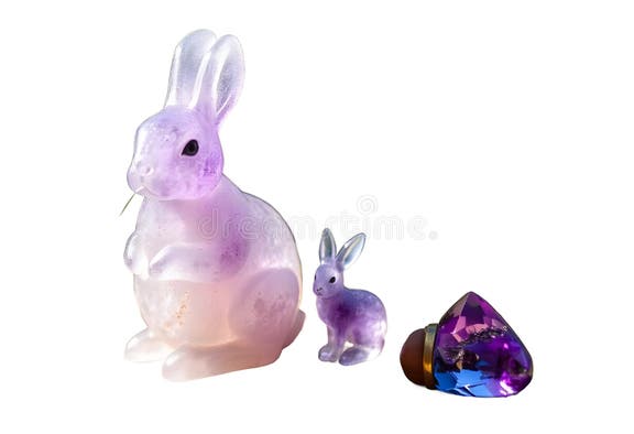 Cute Bunny and Single Easter Egg. Concept and Idea of Happy Easter Day ...