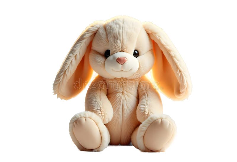 Cute Bunny and Single Easter Egg. Concept and Idea of Happy Easter Day ...