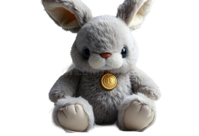 Cute Bunny and Single Easter Egg. Concept and Idea of Happy Easter Day ...