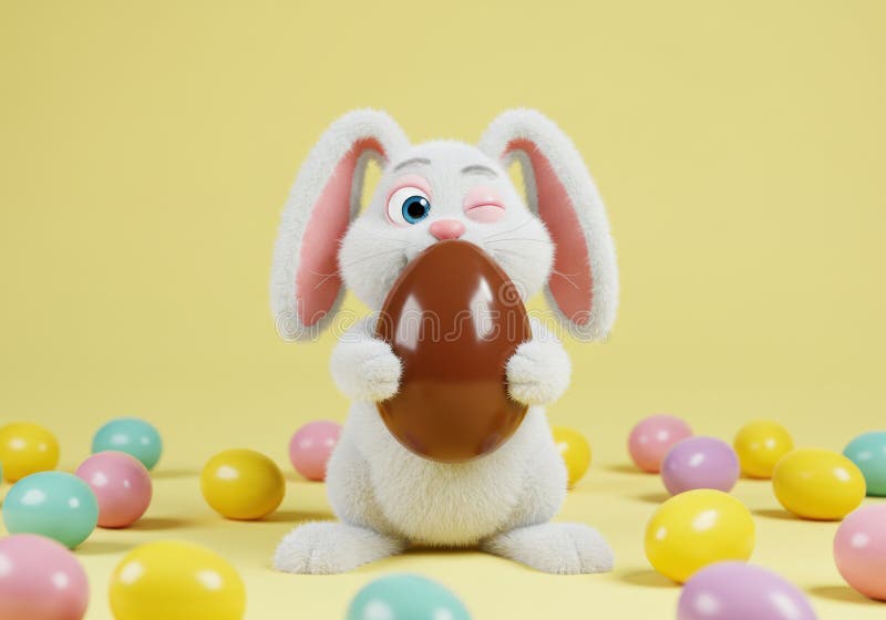 Winking Yellow Bunny Stock Photos - Free & Royalty-Free Stock Photos ...