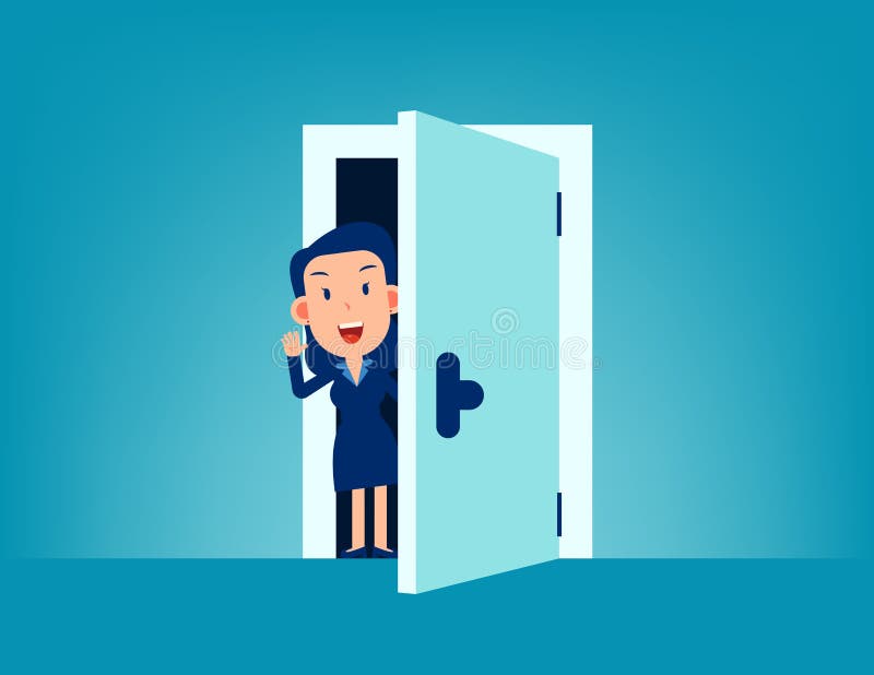 Cute Business Greetings. Business Cartoon Vector Design Stock Vector ...