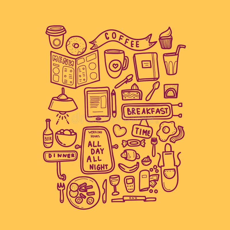 Cafe Symbols Stock Illustrations – 8,680 Cafe Symbols Stock ...