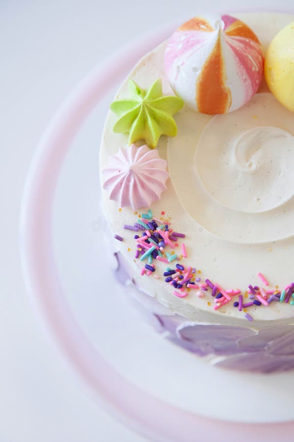 Cute cake stock image. Image of cake, pink, dinner, birthday - 93345831