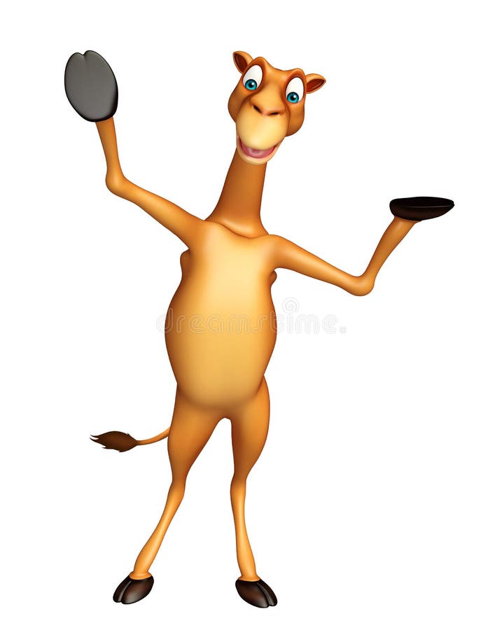 Cute Camel Cartoon Character Stock Illustration - Illustration of ...