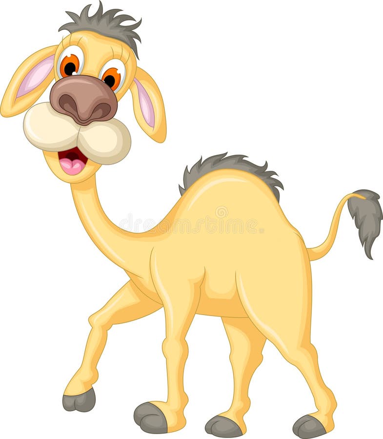 Cute camel cartoon stock vector. Illustration of cute - 33242564
