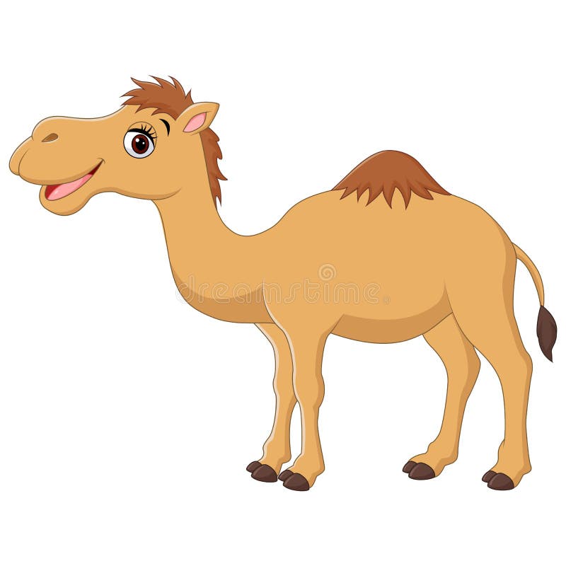Cute camel cartoon stock vector. Illustration of brown - 83567929