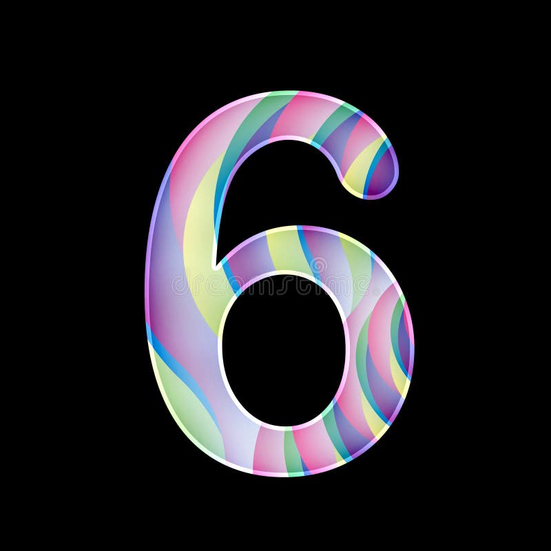 Rainbow Candy Numbers Stock Illustrations – 160 Rainbow Candy Numbers ...