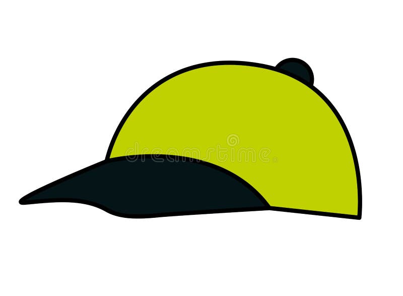 Cute cap isolated icon stock vector. Illustration of style - 136799191