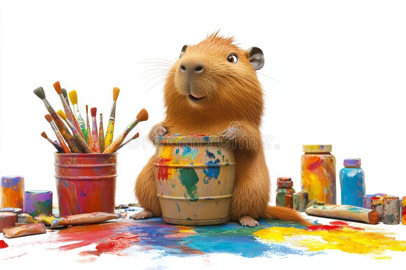 242 Cute Capybara Color Paper Stock Photos - Free & Royalty-Free Stock ...