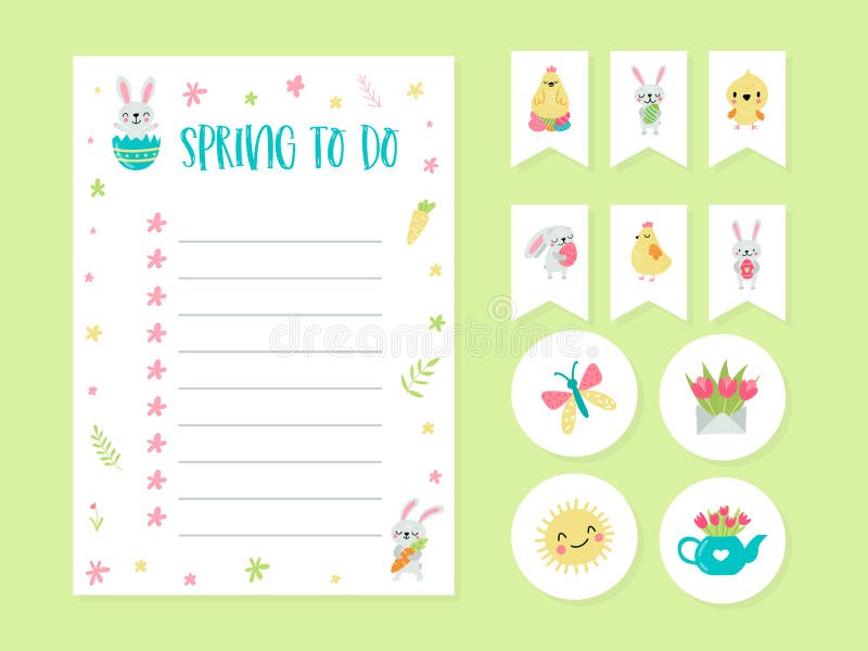 Cute Cards, Notes, Stickers, Labels, Tags for Education and Notes with ...