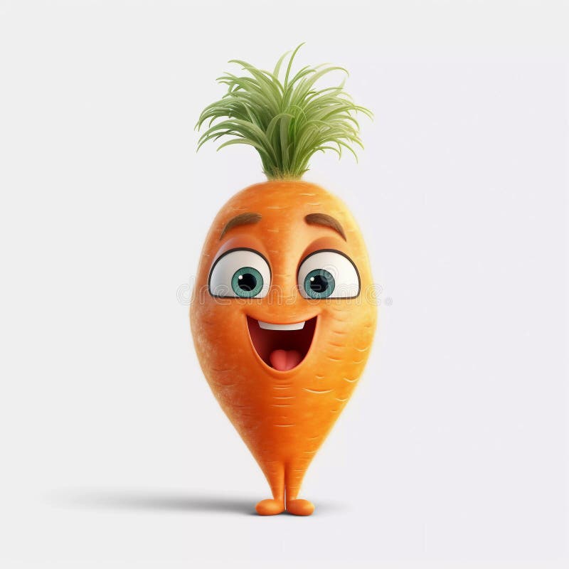 Cute Carrot Stickers Stock Illustration Illustration Of Organ 285129327
