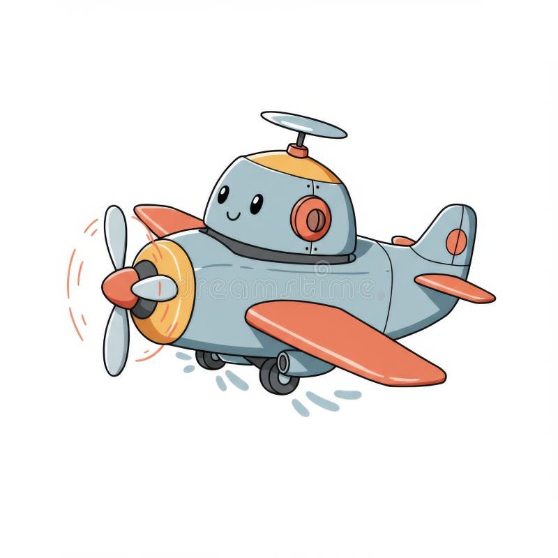 Pretty Cartoon Plane