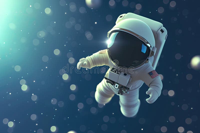 Cute Cartoon Astronaut Flying in Zero Gravity Space Stock Illustration ... Cute Cartoon Astronaut Flying in Zero Gravity Space Stock Illustration ...