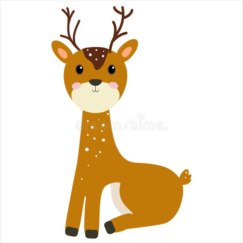 Cartoon Baby Deer Stock Illustrations – 18,540 Cartoon Baby Deer Stock ...