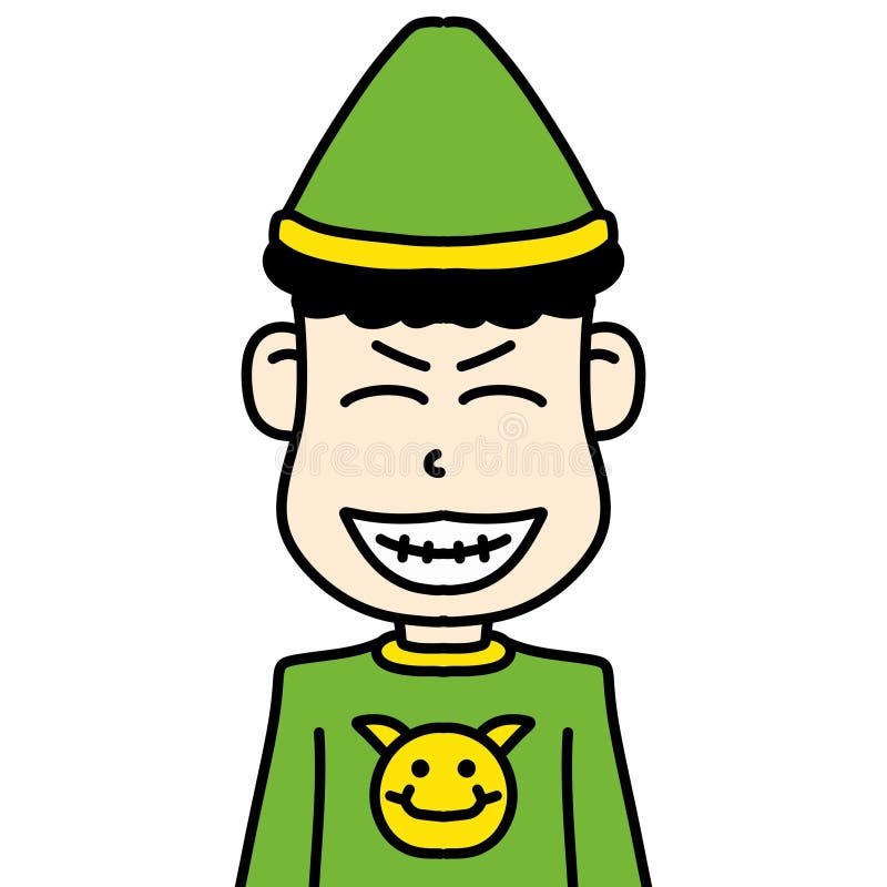 Cartoon Drawing Boy Wearing Cap Stock Illustrations – 487 Cartoon ...