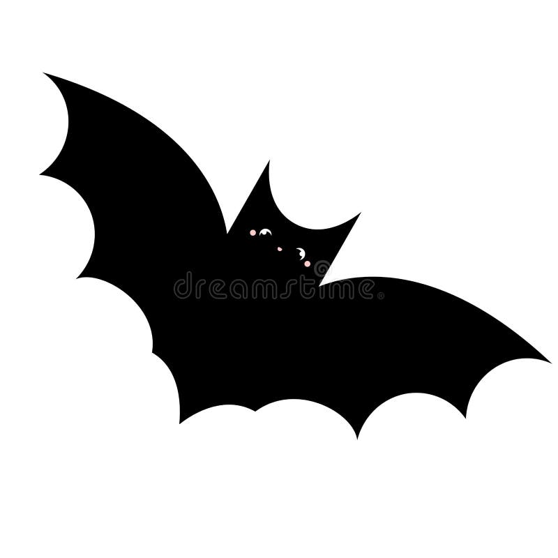 Cute Cartoon Bat stock vector. Illustration of illustration - 40164621