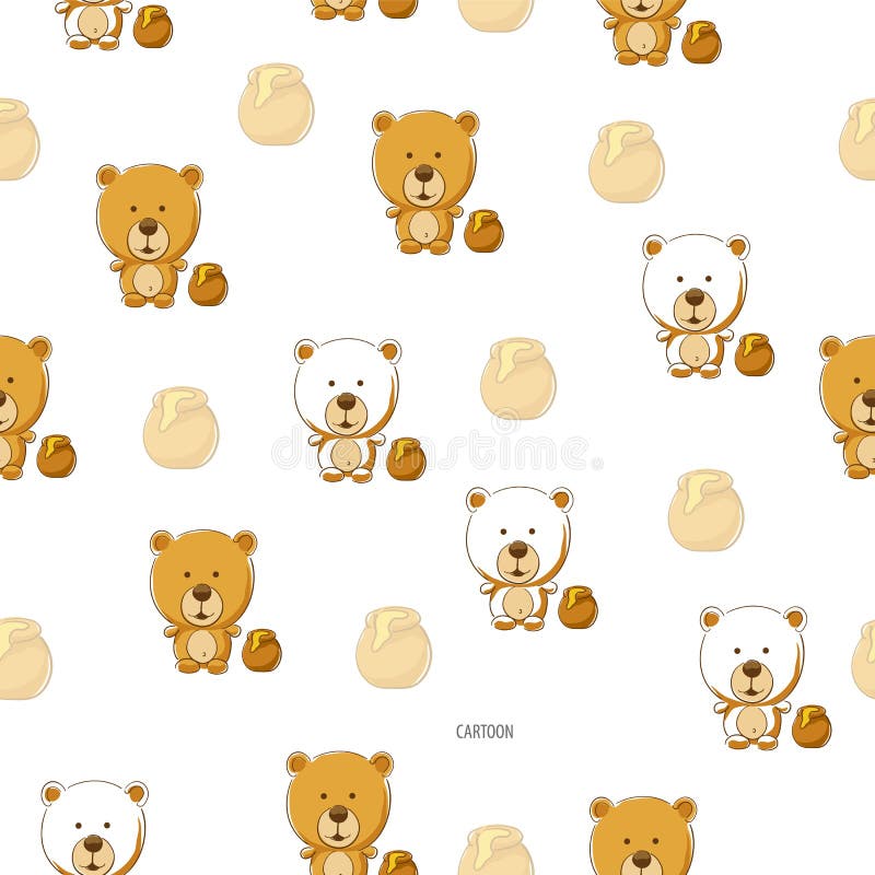 Cute cartoon bear stock vector. Illustration of adorable - 86080750