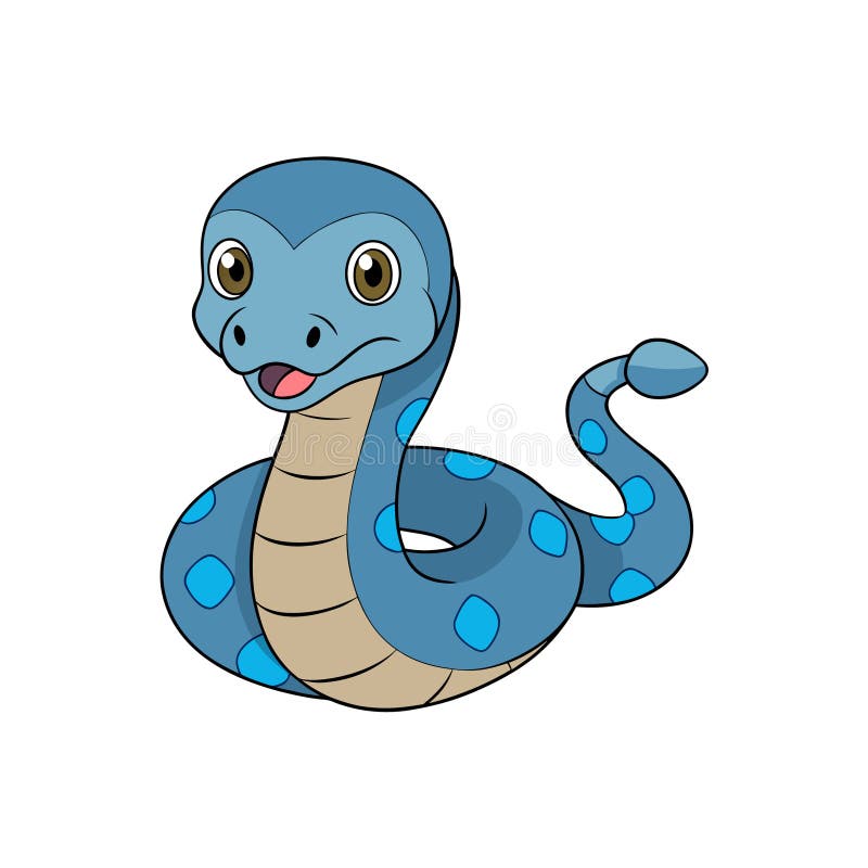 Cute Cartoon Blue Snake Stock Illustrations – 2,071 Cute Cartoon Blue ...