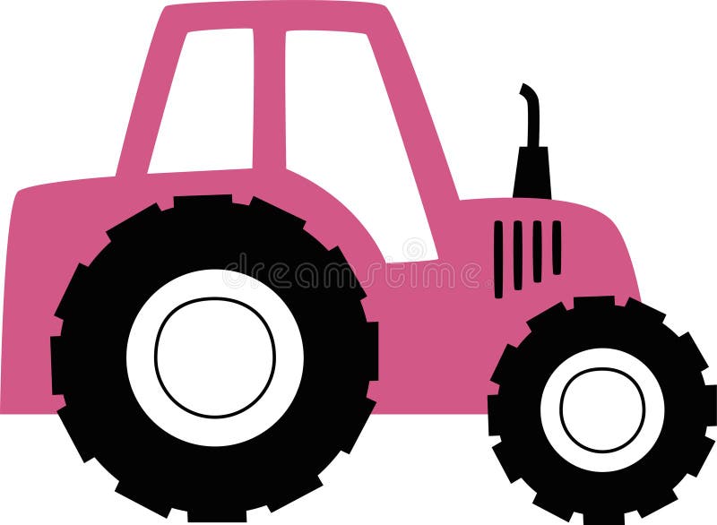 Cute Cartoon Car Tractor stock vector. Illustration of simple - 294072611