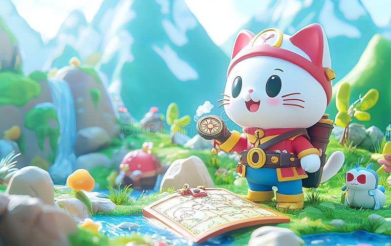 Cat Explorer Stock Illustrations – 1,594 Cat Explorer Stock ...