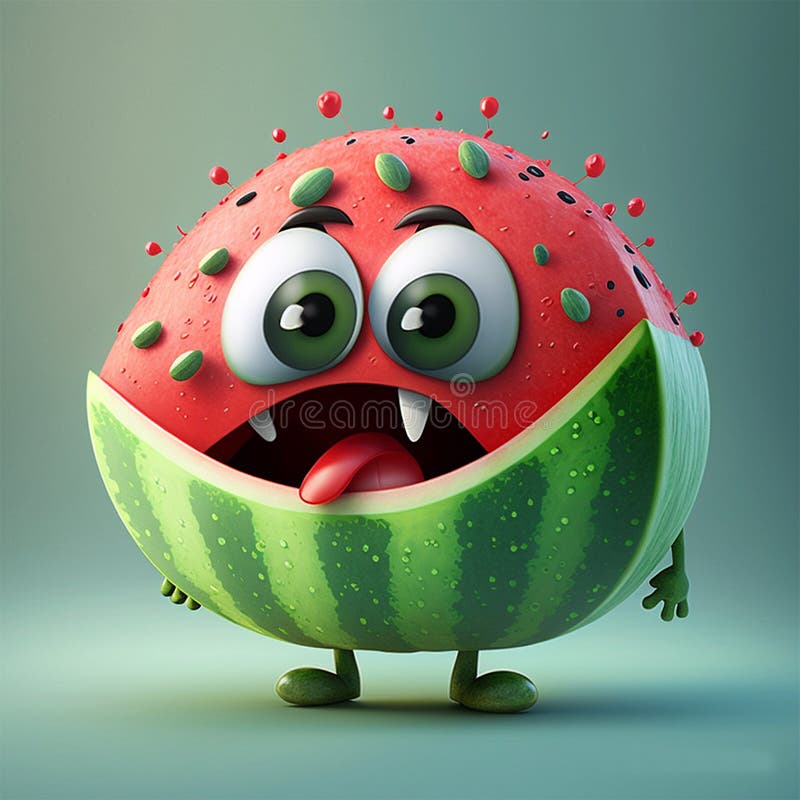 Goofy Watermelon Stock Illustrations – 18 Goofy Watermelon Stock ...