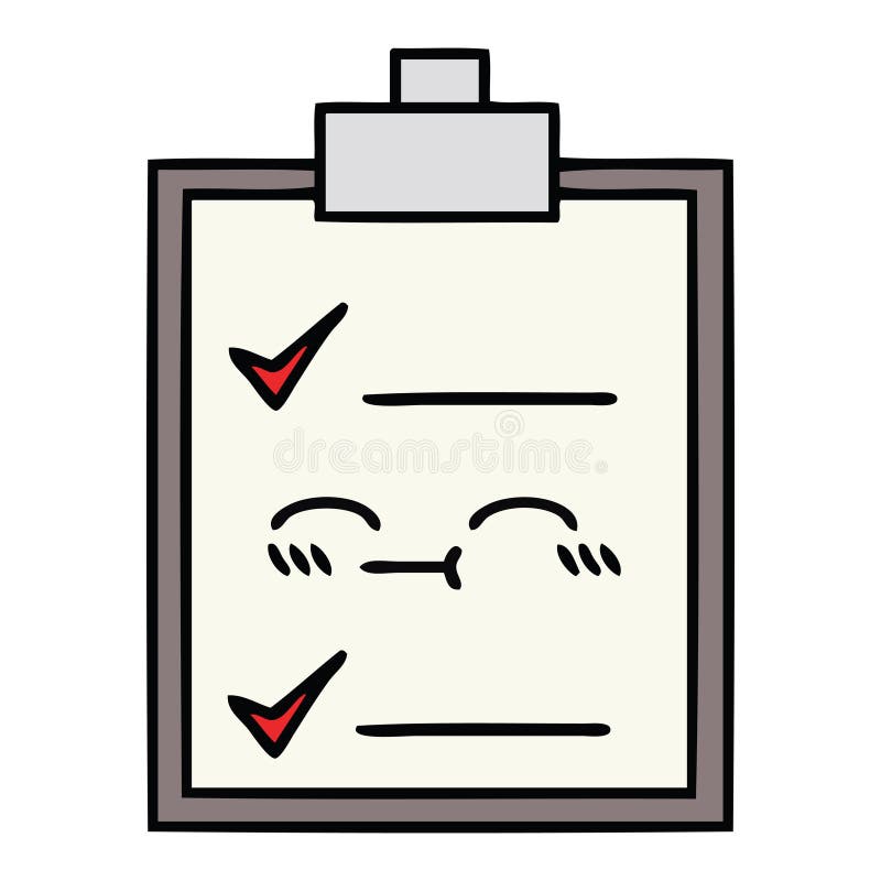 Cute Check List Stock Illustrations – 1,976 Cute Check List Stock ...