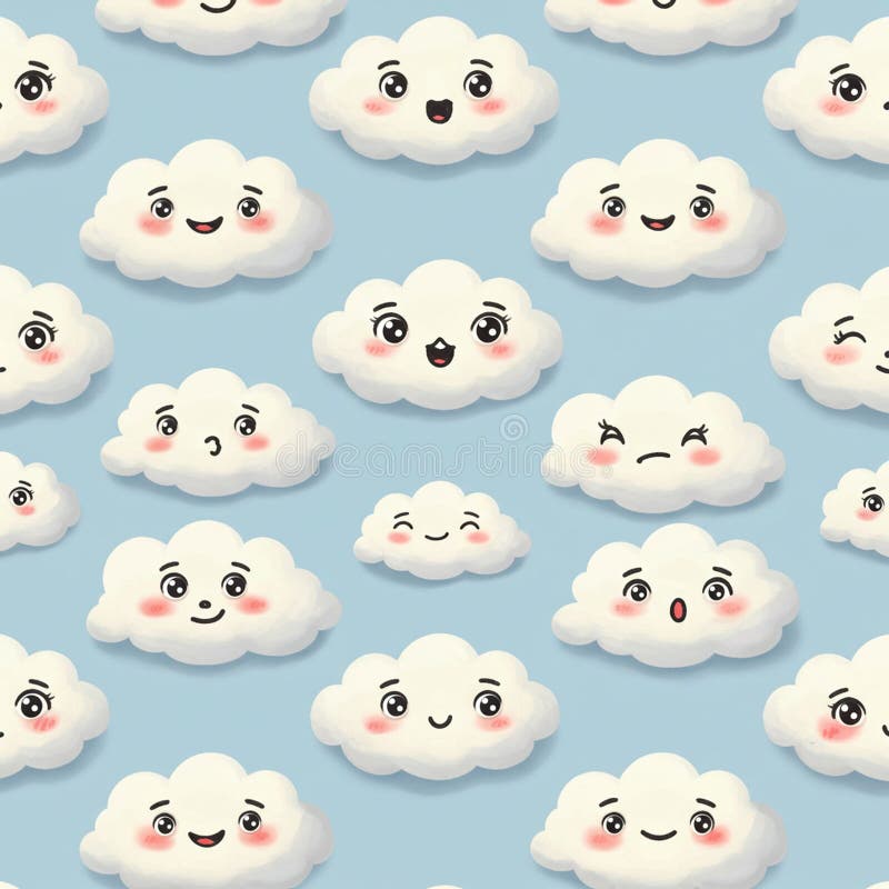 Cute Cartoon Clouds