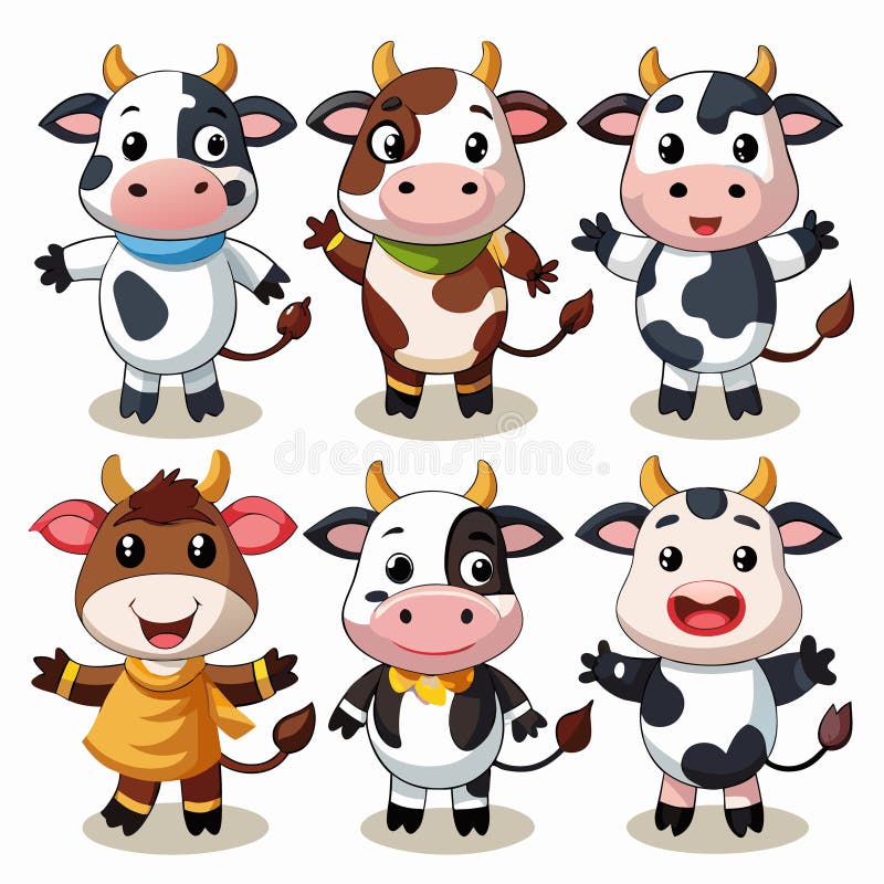 Card Cute Cows Stock Illustrations – 626 Card Cute Cows Stock ...