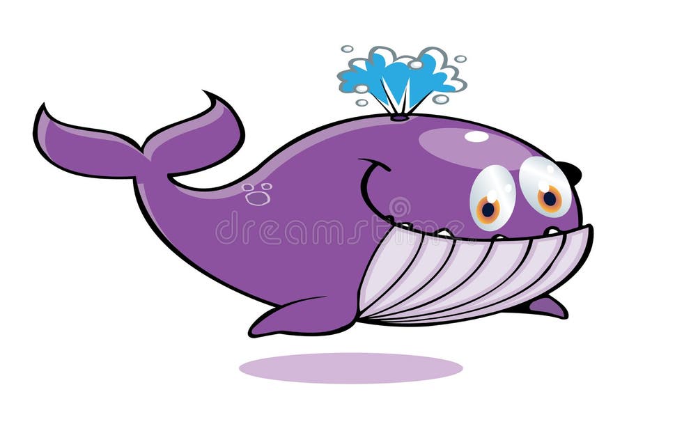 Cute while cartoon stock illustration. Illustration of happy - 97009334