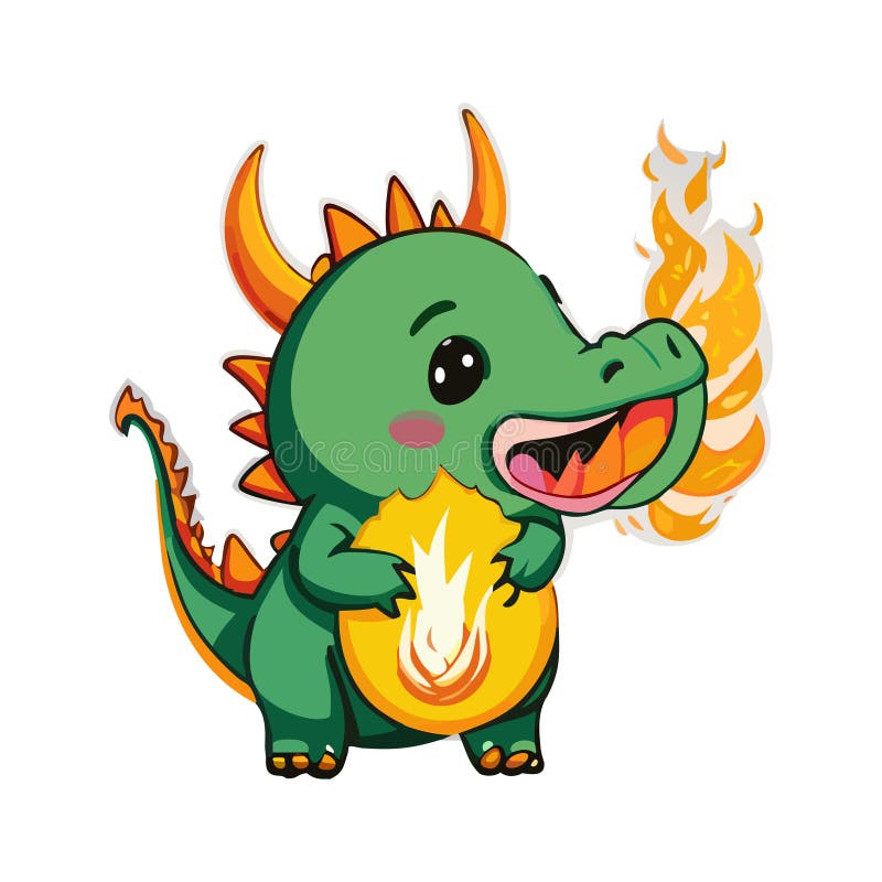 Dragon Blowing Fire Stock Illustrations – 27 Dragon Blowing Fire Stock ...