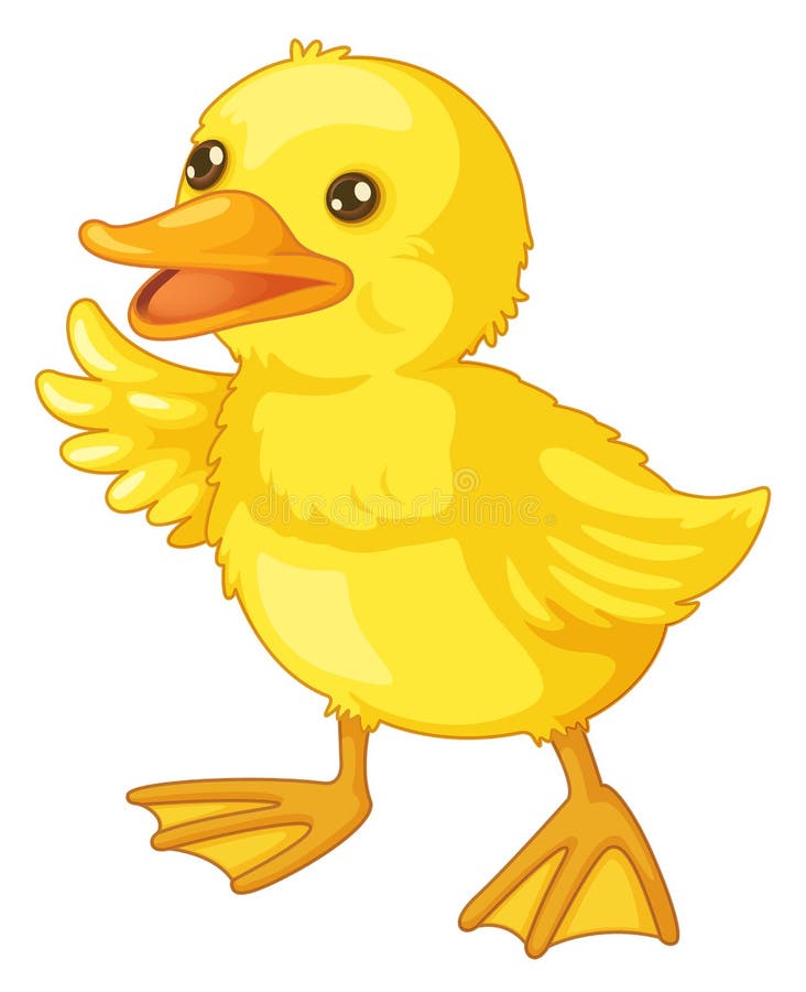 Cute cartoon duck stock vector. Illustration of duck - 24414954