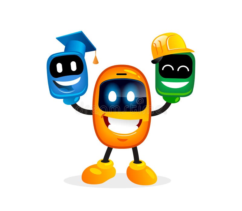 Cute Cartoon Gadget Mascot Character. Stock Vector - Illustration of ...