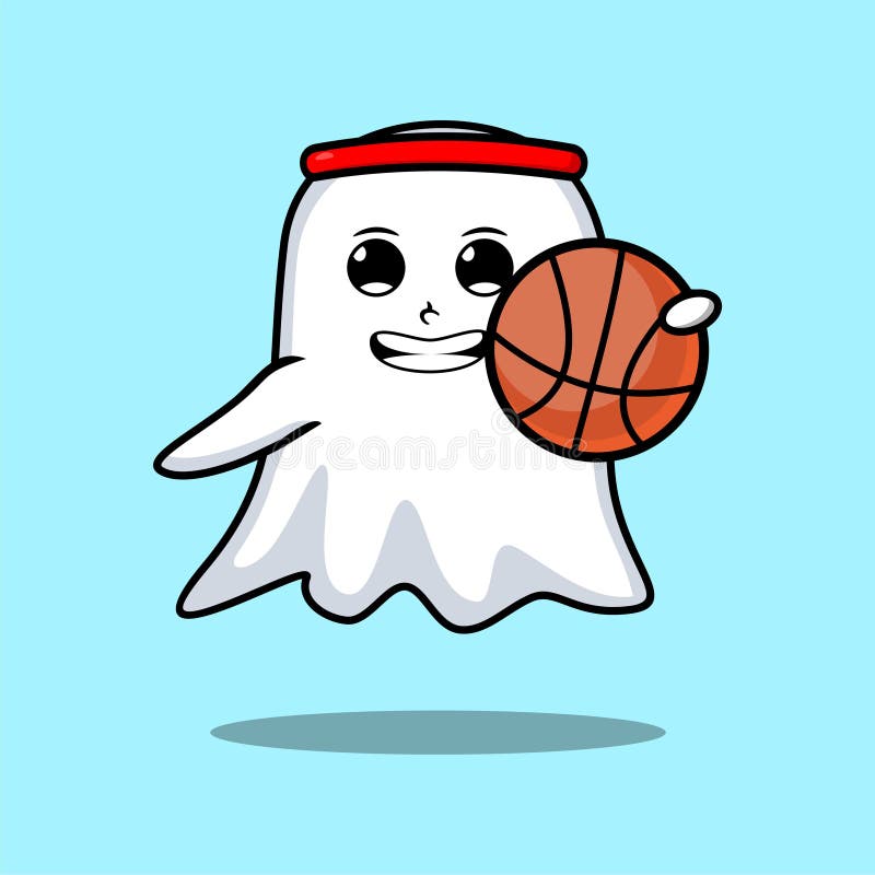 Cute cartoon ghost stock vector. Illustration of conversation - 241625600