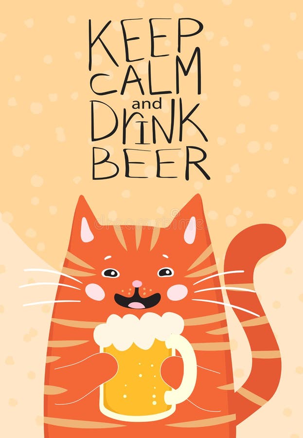 Cat Beer Stock Illustrations – 644 Cat Beer Stock Illustrations ...