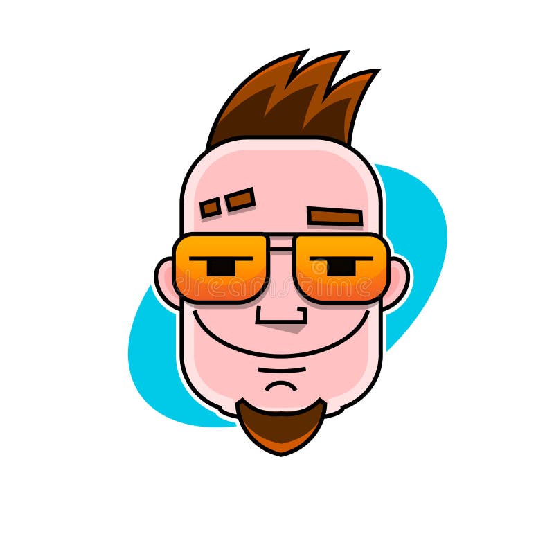 Cute Cartoon Have a Nice Day Illustration. Stock Vector - Illustration ...