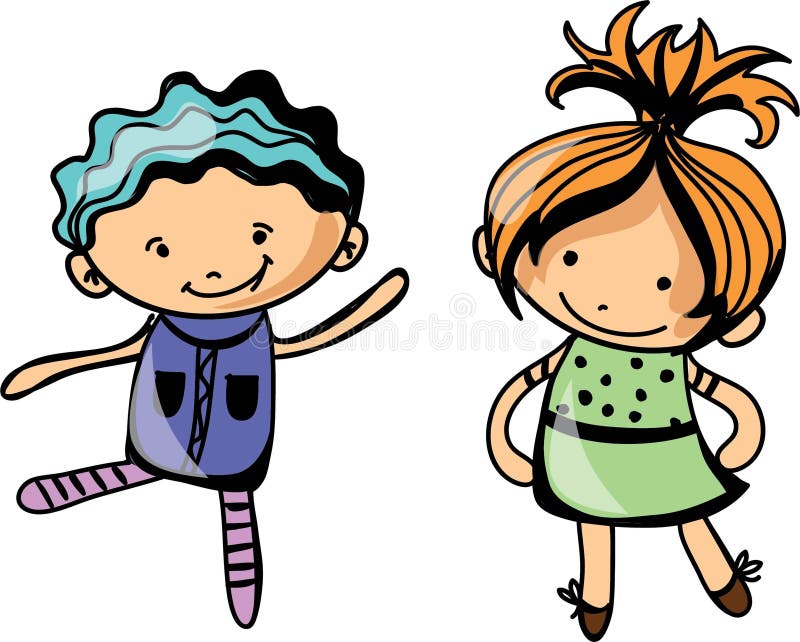 Cute Cartoon Kids with Balloons,vector Stock Vector - Illustration of ...