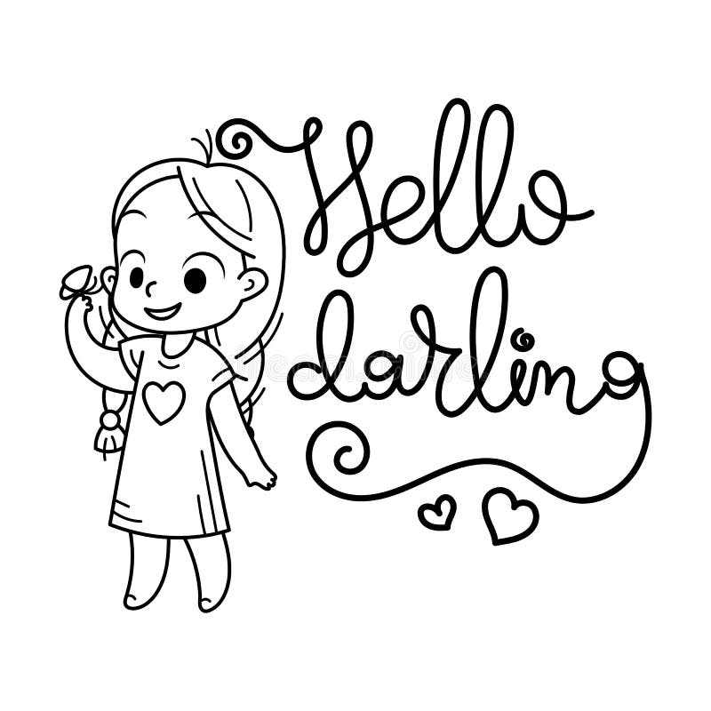 Cute Cartoon Kids. Vector and Illustration Stock Vector - Illustration ...