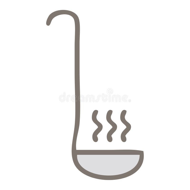 Cute cartoon kitchen ladle stock vector. Illustration of cartoon ...